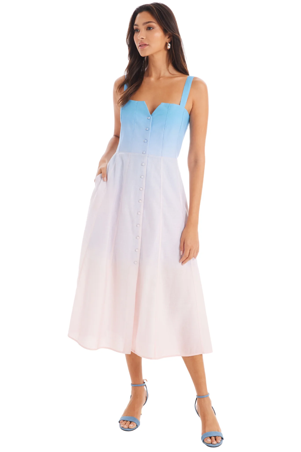 Bella Dress in Dusk Ombre – Monkee's of Columbia
